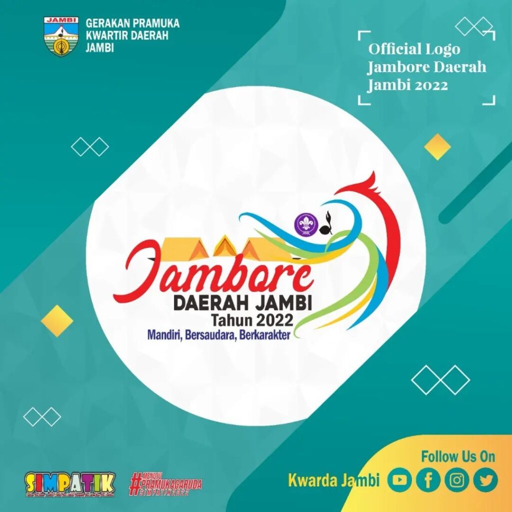 Ini Dia Logo Jambore Daerah Jambi Tahun 2022 dan Filosofi Lengkapnya ...