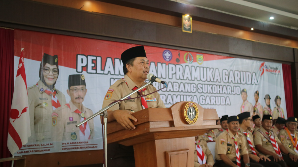 1228 Pramuka Garuda Kwarcab Sukoharjo dilantik – Warta Pramuka