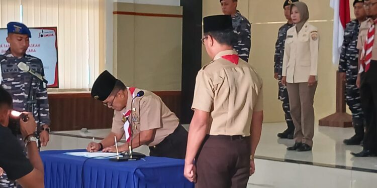 Danlanal Dumai Lantik Pimpinan Saka Bahari dan Dewan Saka Bahari ...