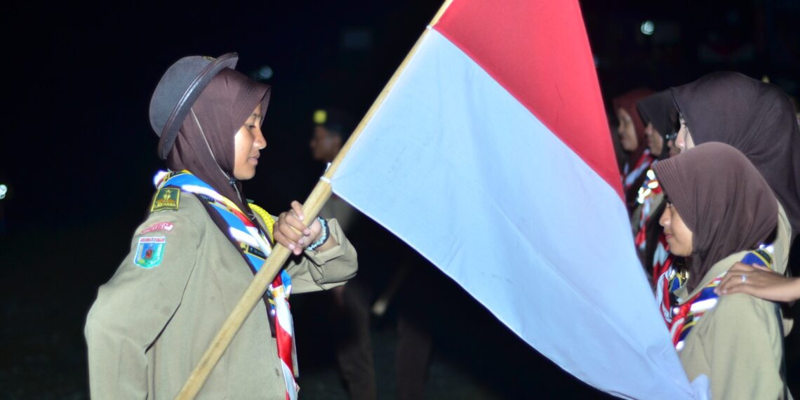 Malam Api Unggun Meriahkan LKP3 Kabupaten Sigi – Warta Pramuka