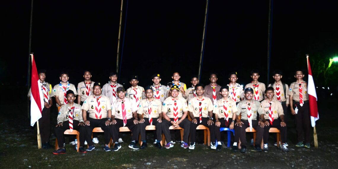 Malam Api Unggun Meriahkan LKP3 Kabupaten Sigi – Warta Pramuka